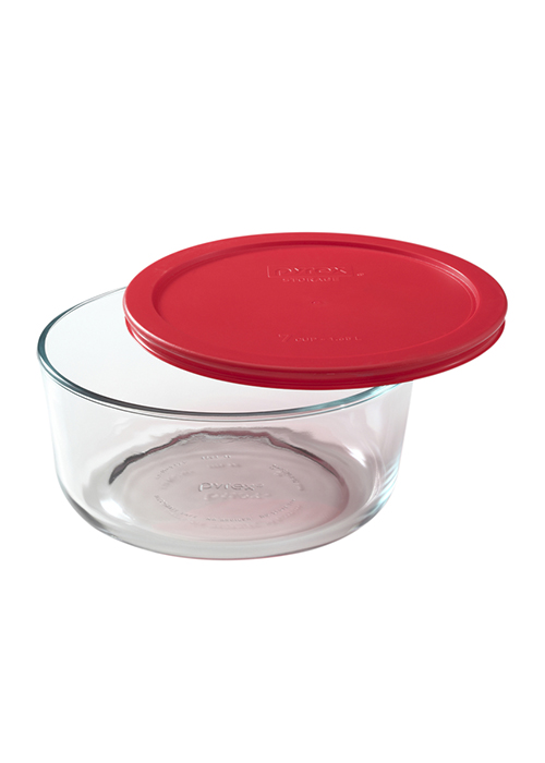 Pyrex 7 cups Food Storage Container 1 pk Clear/Red - Ace Hardware Maldives