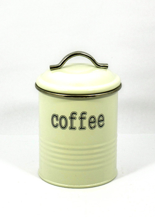 Metal Coffee Storage Tin Box Canister 1L - Ace Hardware Maldives