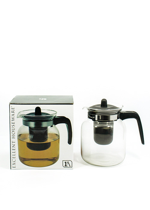 Excellent Houseware Glass Teapot With Tea Infuser 1.5L - Ace Hardware ...
