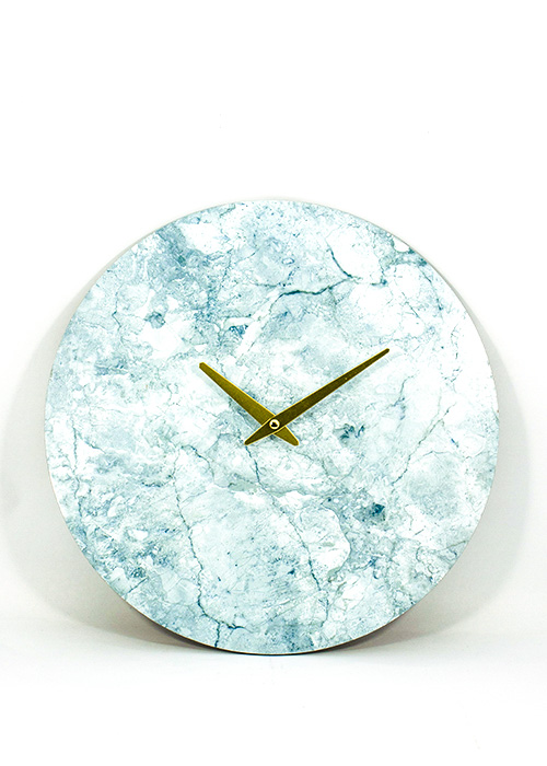 Round Wall Clock Marble 33Cm - Ace Hardware Maldives