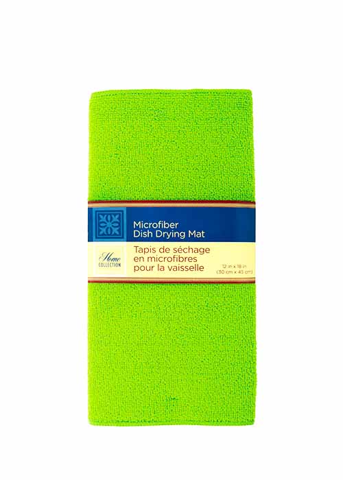 Diamond Visions 18 in. W x 12 in. L Green Polyester Drying Mat - Ace ...