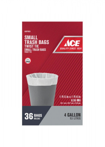 Ace 4 gal. Trash Bags Twist Tie 36 pk - Ace Hardware Maldives