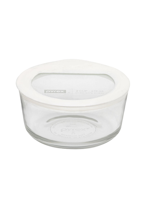 Pyrex Round Container with Glass Lid White - Ace Hardware Maldives