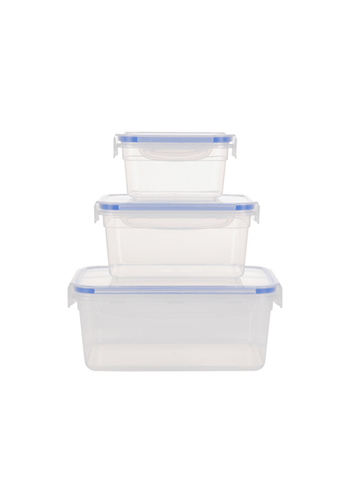 Excellent Houseware Storage boxes Transparent 3-pieces - Ace Hardware ...
