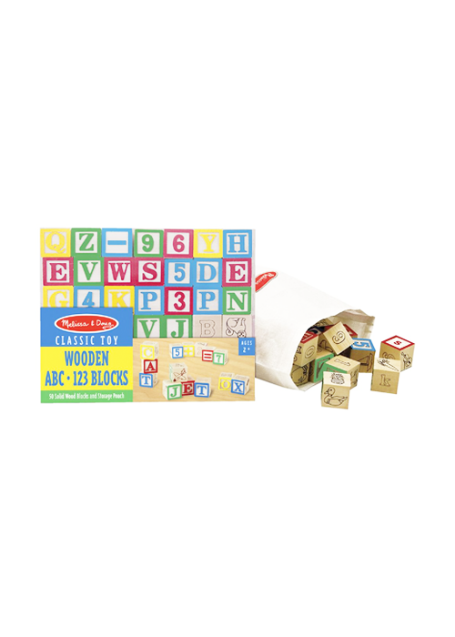 Melissa & Doug Wooden ABC/123 Blocks - Ace Hardware Maldives
