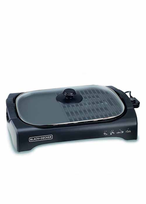 Black+Decker LGM70 2200-Watt Open Flat Grill Machine, 220V, Black - Ace ...