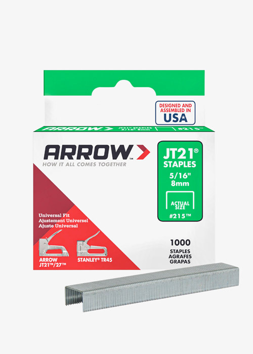 Arrow Staples for JT21 T27 Box 1000 6mm 1/4in - Ace Hardware Maldives