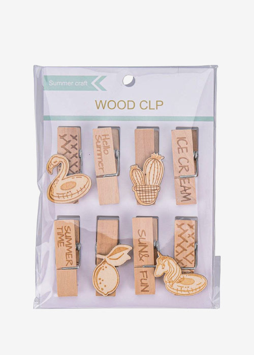 Wooden Clips, 8 Pcs - Ace Hardware Maldives