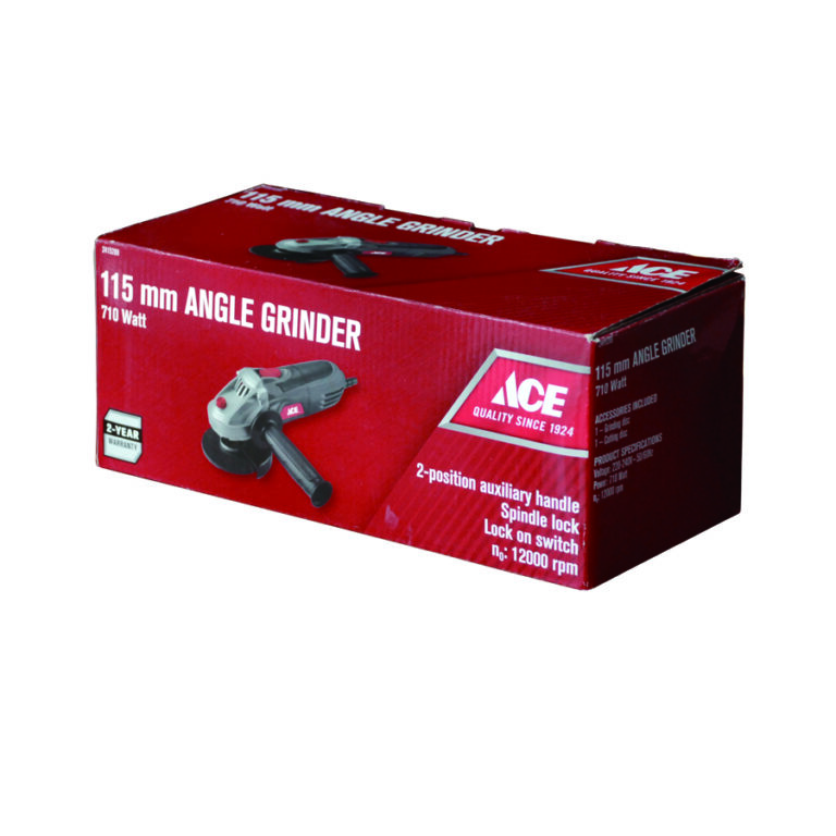 Angle Grinder 710W 220V 240V 50/60HZ Ace - Ace Hardware Maldives