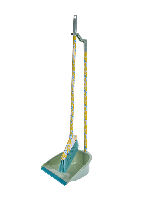 Broom And Dustpan Set, Lemon Print - Ace Hardware Maldives