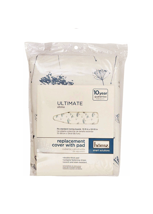 Homz 15 in. W x 55 in. L Cotton Blue Ironing Board Cover - Ace Hardware ...