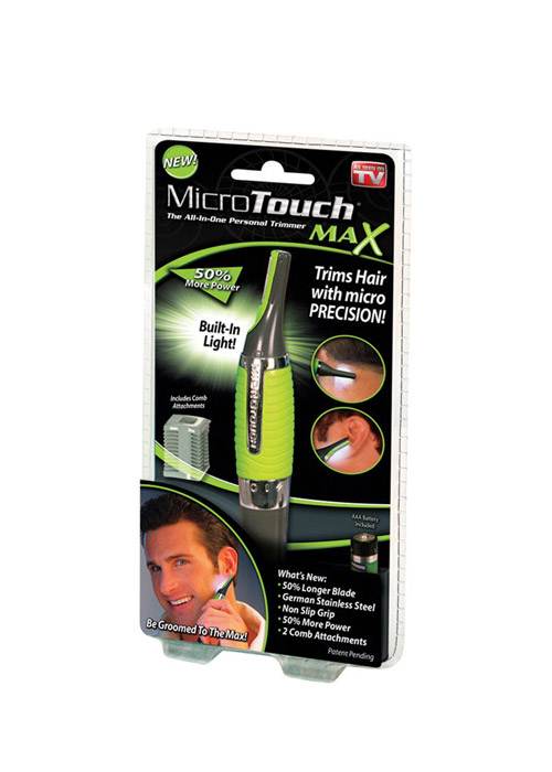 Micro Touch Max As Seen On TV Trimmer Stainless Steel/Rubber 1 pk - Ace ...