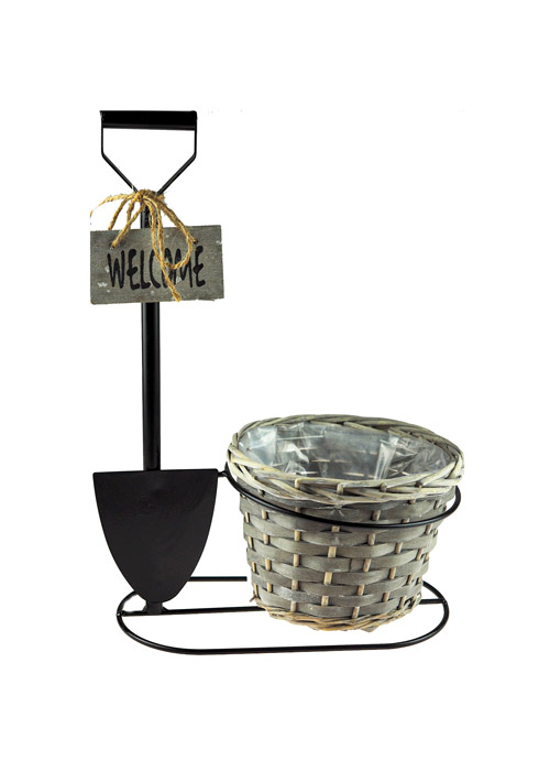 Flower Basket on Metal Stand - Ace Hardware Maldives