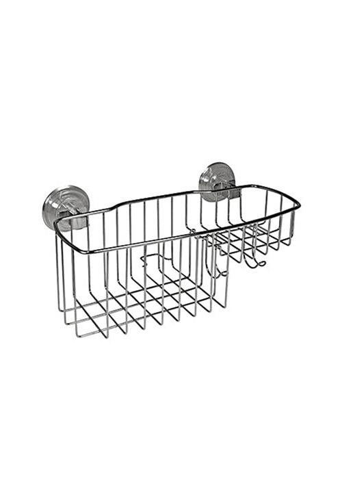 InterDesign Power Lock Shower Caddy in Stainless Steel - Ace Hardware ...