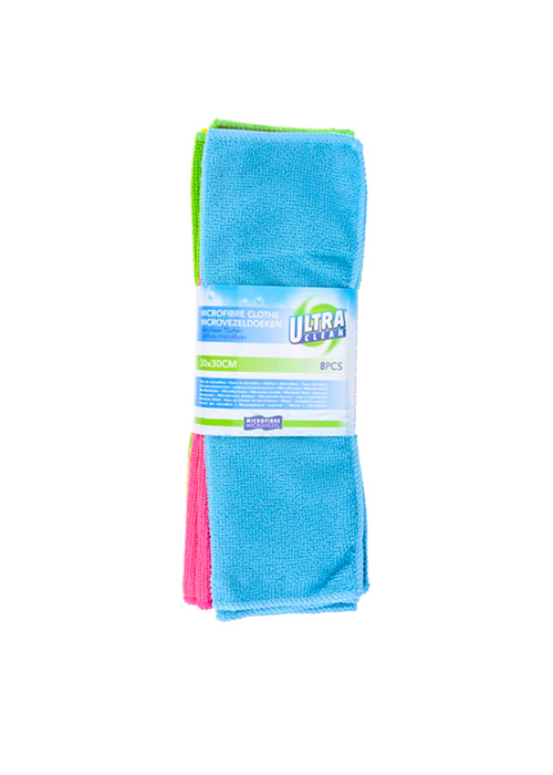 Ultra Clean Micro Fiber Cloth Set of 8 pieces - Ace Hardware Maldives