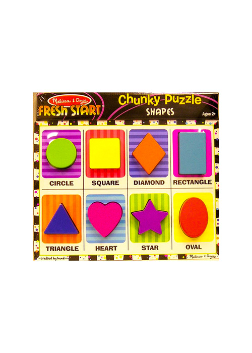 Melissa and Doug Shapes Chunky Puzzle - Ace Hardware Maldives