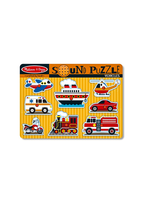 Melissa and Doug Vehicles Sound Puzzle - Ace Hardware Maldives