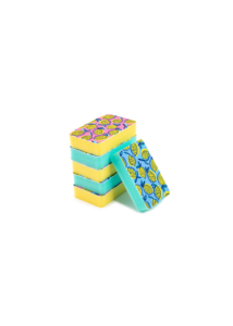 Core Kitchen Set Of 6 Printed Sponges - Lemon - Ace Hardware Maldives