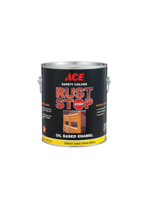 Ace-Rust Stop Safety Yellow Gloss Rust Prevention Paint - 1 Gal - Ace ...