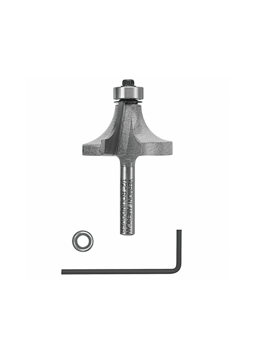 Vermont American 1-1/2 in. D X 1/2 in. R X 2-7/16 in. L Carbide Tipped ...