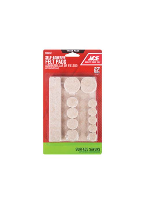 Ace Felt Self Adhesive Pad Brown Round 6 in. - Ace Hardware Maldives